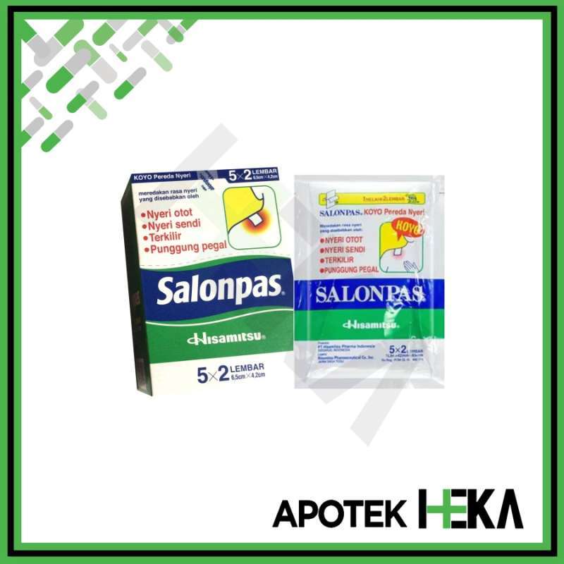 Jual Salonpas Biru Hisamitsu 5x2 Koyo Pereda Nyeri Box isi 10 Sachet di ...