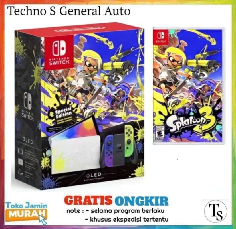Promo Nintendo Switch Oled Splatoon 3 Edition Oled Console Diskon 23% ...