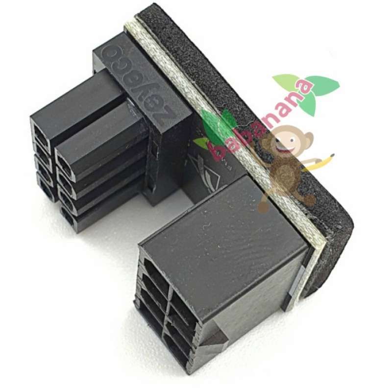 Promo Brand Pcie 8 Pin Vga 180 Degree Adapter Elbow Siku Socket Vga ...