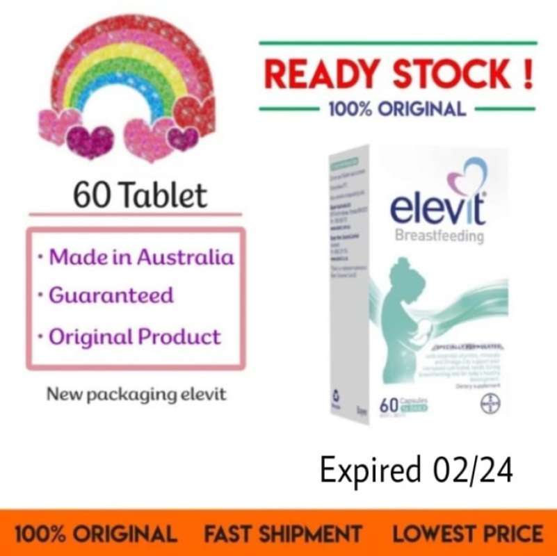 Promo Elevit Breastfeeding Multivitamin Capsules 60 Ori Diskon 17% di ...