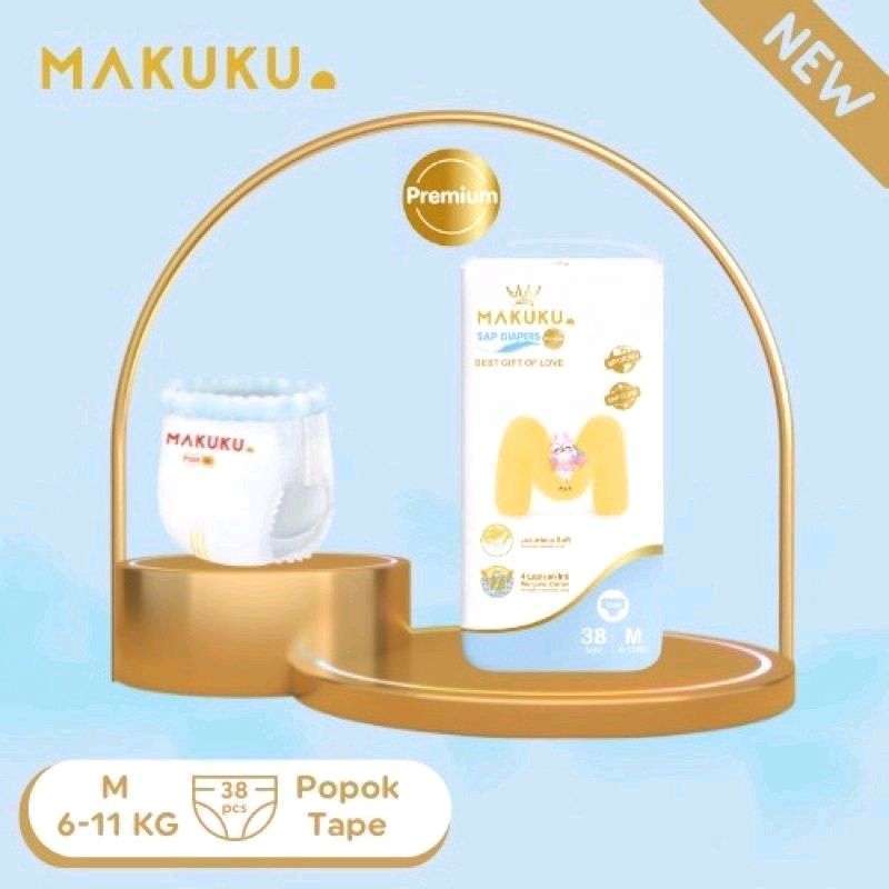 Jual Makuku Air Diapers Premium ProCare - Popok Diaper Anak - M 36 di Seller Potato Baby ...