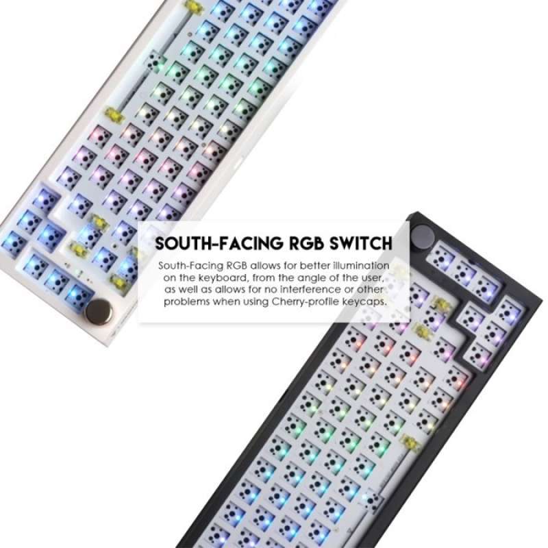 Jual Fantech Maxfit67 Wireless Putih Hotswapable Mechanical Keyboard ...