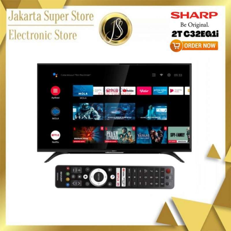 Jual Sharp Led Tv 2t-c32eg1i 32 Inch Android Smart Tv Dvb-t2 Di Seller ... Jual Sharp Led Tv 2t-c32eg1i 32 Inch Android Smart Tv Dvb-t2 Di Seller ...