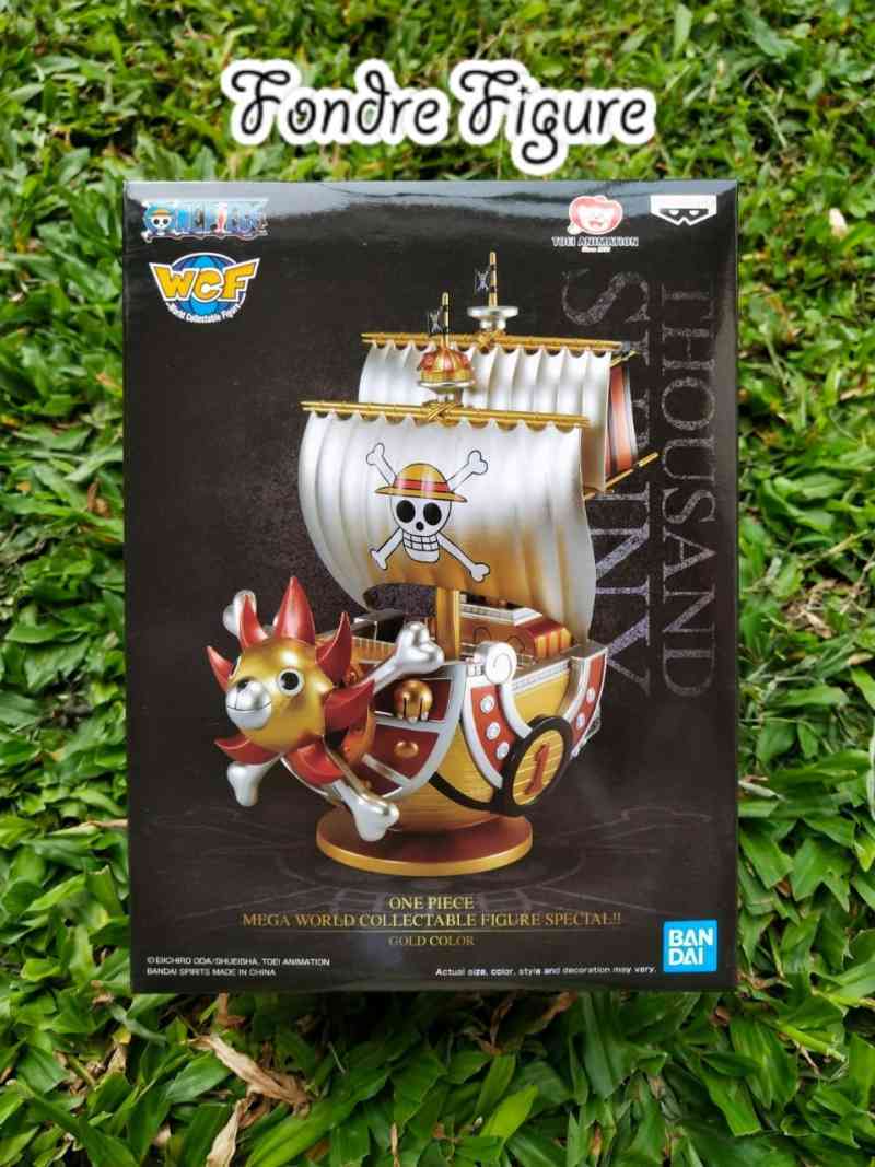 Jual ORIGINAL MEGA WCF THOUSAND SUNNY ONE PIECE SPECIAL GOLD COLOR BOAT ...