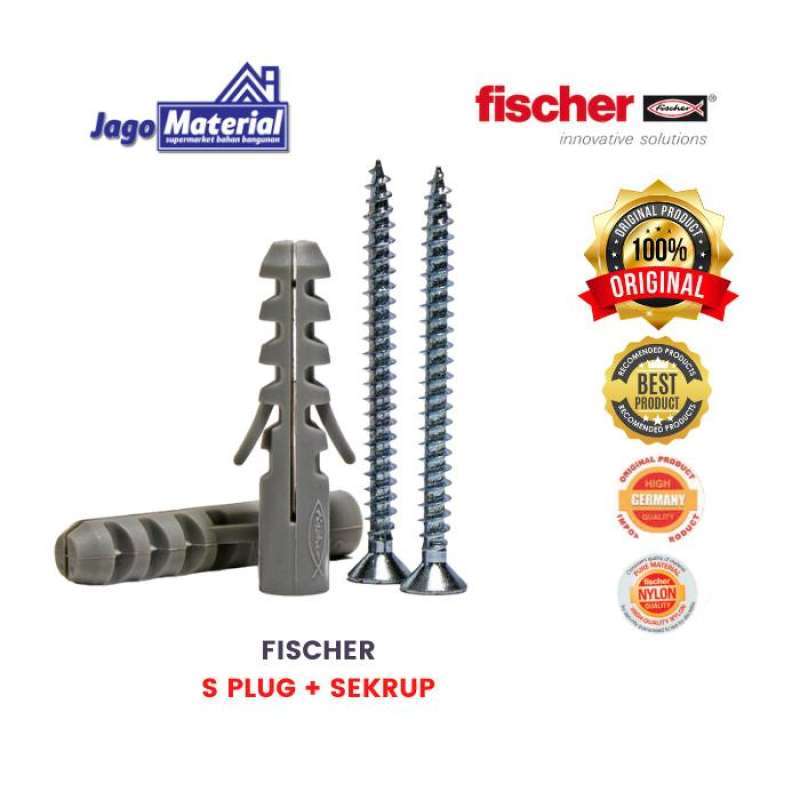 Jual Fischer S Plug + Skrup(angkur Beton, Angkur Bata, Angkur Bata ...