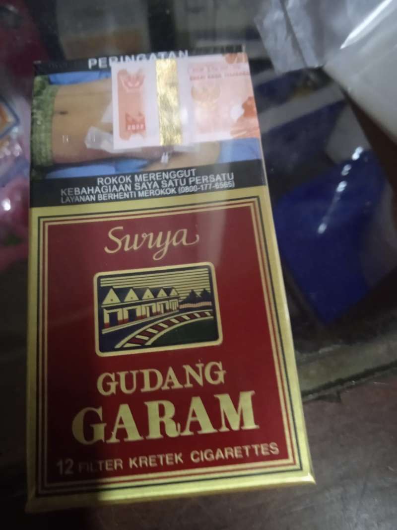 Jual Gudang Garam Surya 12 Rokok ( 1 Slop / 10 Bungkus / 12 Batang) Di ...