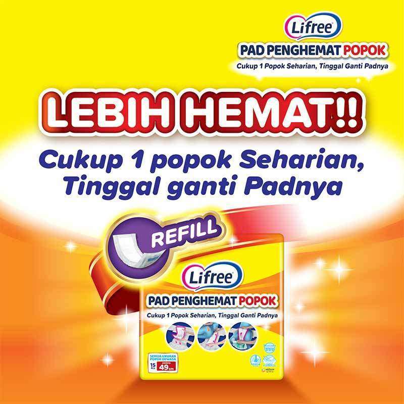 Jual Lifree Pad Penghemat Popok Dewasa [15 pcs] di Seller Toko Susu ...