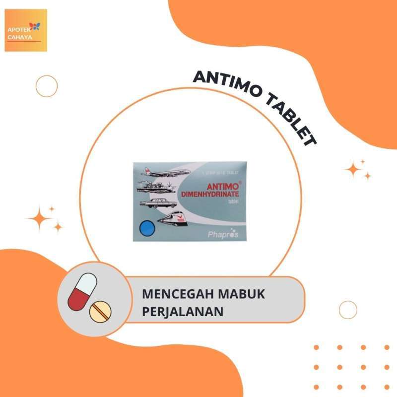 Jual ANTIMO TABLET di Seller Apotek Cahaya - Kota Depok, Jawa Barat | Blibli