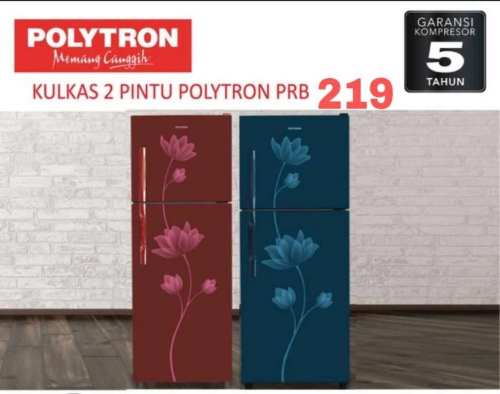 Jual Kulkas 2 Pintu Polytron Prb219 Original, Murah & Diskon Februari ...