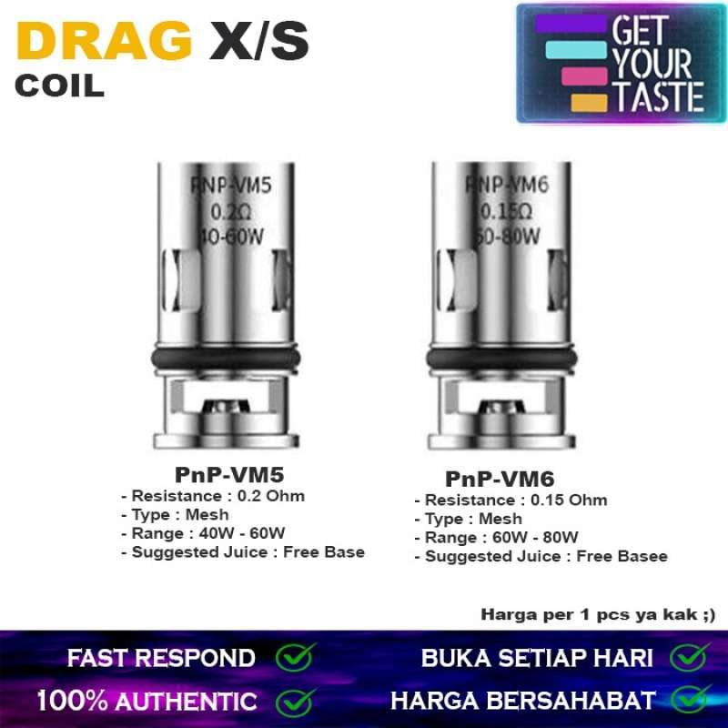 Jual Coil Voopoo Drag X Pnp Termurah - Harga Grosir Terupdate Hari Ini | Blibli