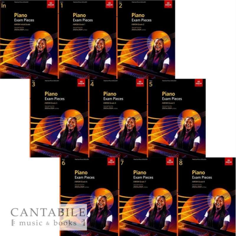 Jual PIANO EXAM PIECES 2023 & 2024, ABRSM GRADE: INITIAL,1,2,3,4,5,6,7,8 di Seller store azalea ...