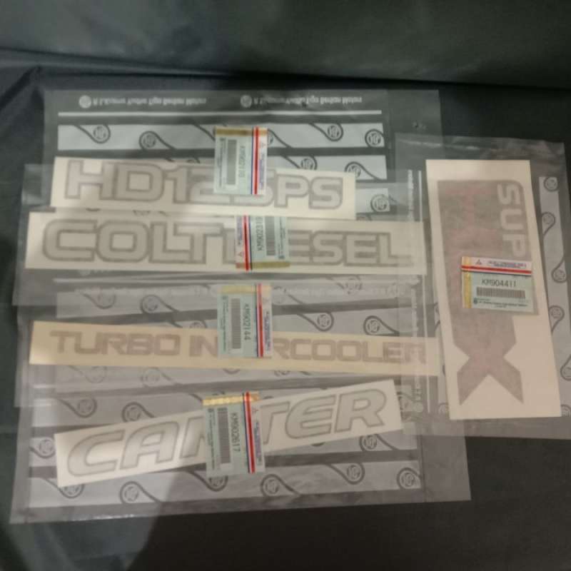 Promo STIKER MITSUBISHI COLT DIESEL CANTER TURBO INTERCOLLER HD 125 PS ...