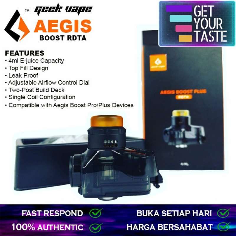 Jual Rdta Aegis Boost Plus Pro Cartridge Aio Geekvape Replacement Rba ...