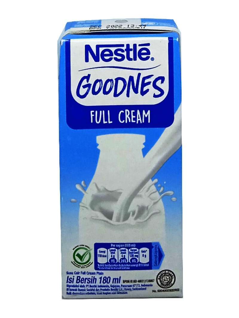 Jual Susu Uht Nestle Goodnes Full Cream 180Ml di Seller Swalayan Maju ...