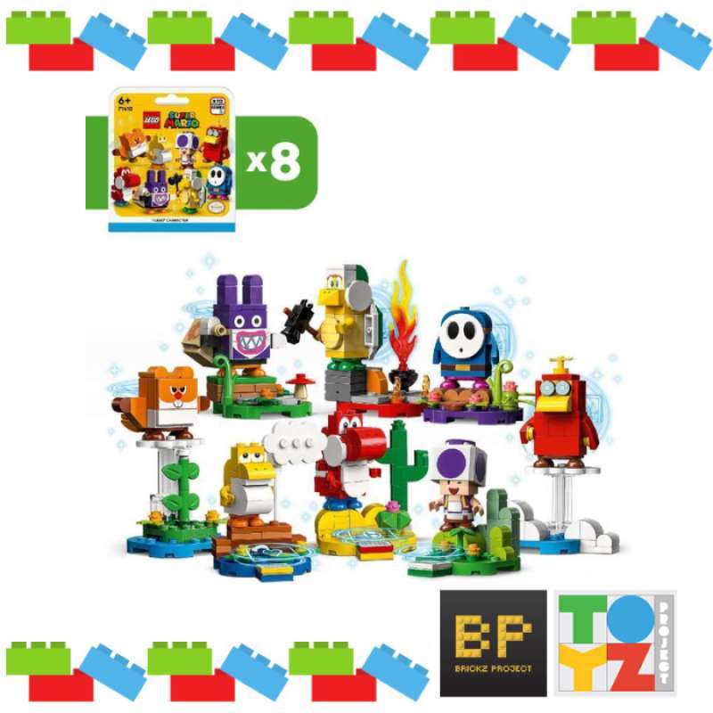 Jual Lego 71410 Super Mario - Character Pack Series 5 (Set 8 Pcs) di ...