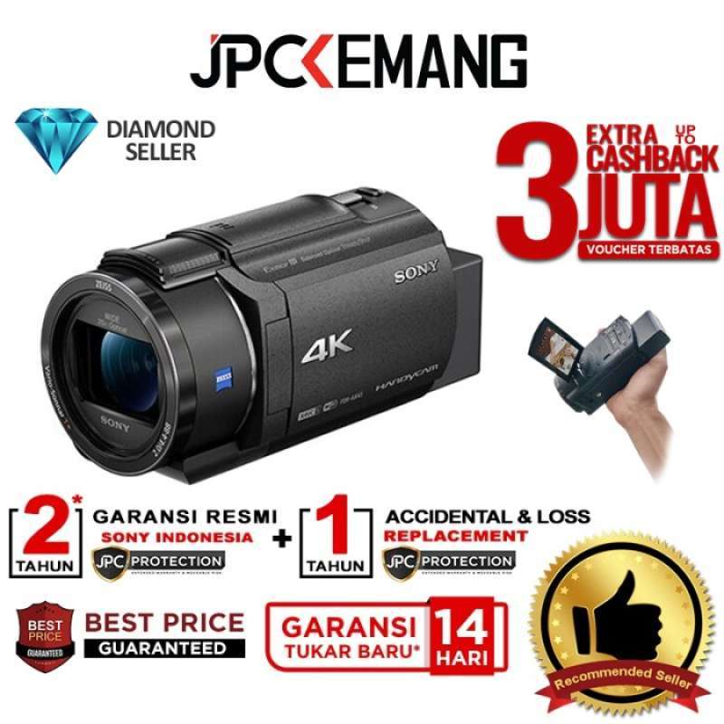 Jual SONY FDR AX43A 4K HANDYCAM CAMCORDER SONY AX43 A FDRAX43A RESMI di ...