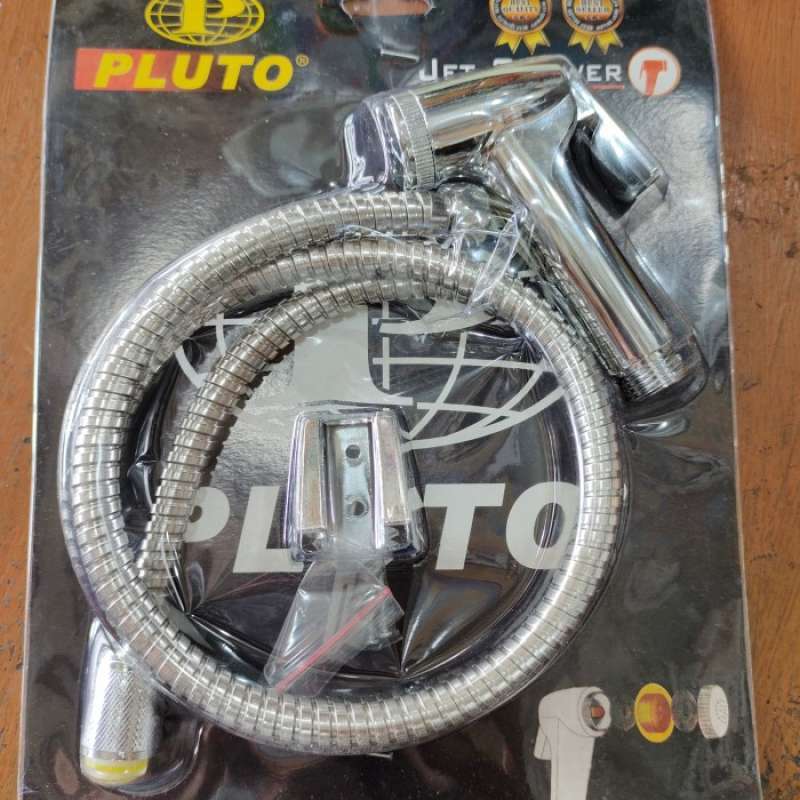 Jual Selang Shower Jet Closet Wc Duduk Fleksibel Chrome - Multicolor di ...