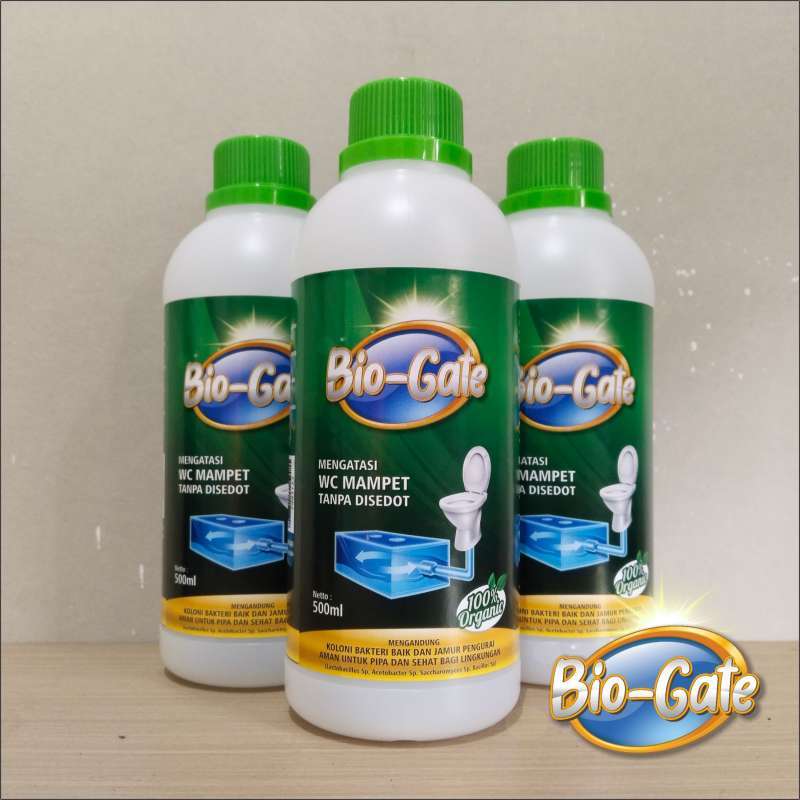 Jual Cairan Solusi Wc Penuh Mampet Paling Efektif - Bio Gate Di Seller ...