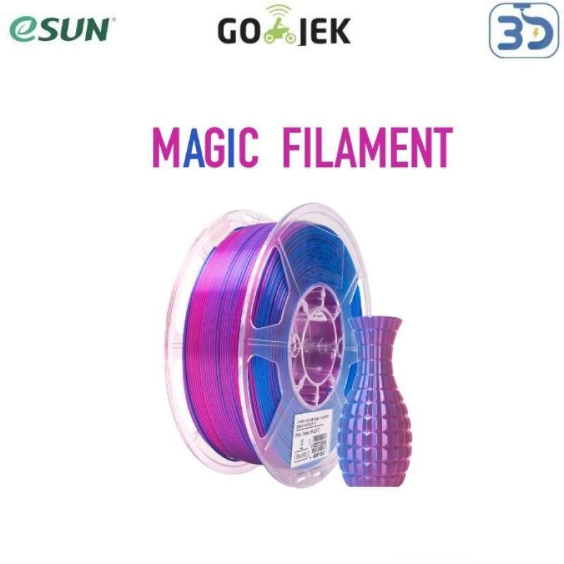 Jual Esun Pla Silk Magic Dual Color Filament Glossy Finish Two Color ...