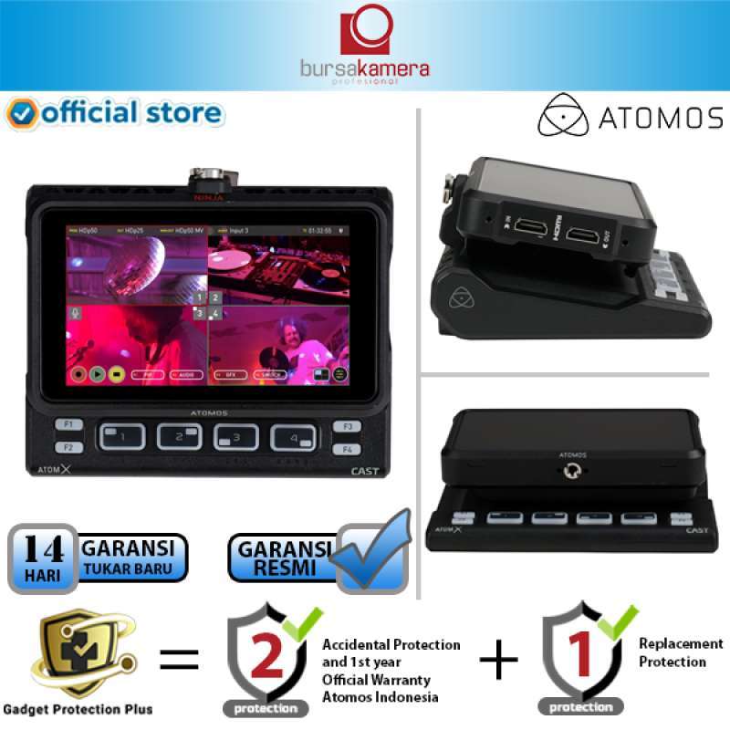 Promo BKP Atomos Ninja V 5 / V 5inch 4K HDMI Recording Monitor + ATOM X ...