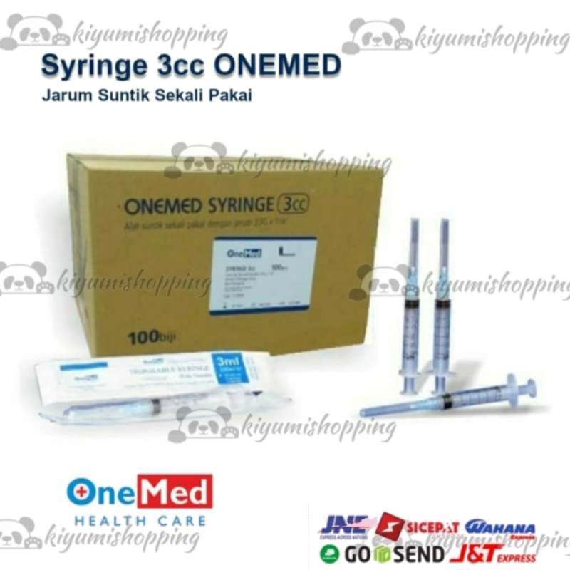 Jual disposable syringe 3 ml onemed di Seller Beauty & Healthy Tools 13 ...