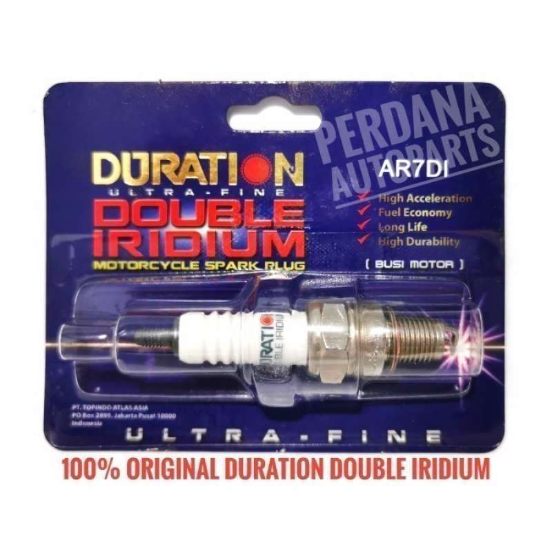 Promo Busi Motor Yamaha Vega Semua Model Asli DURATION Double Iridium ...
