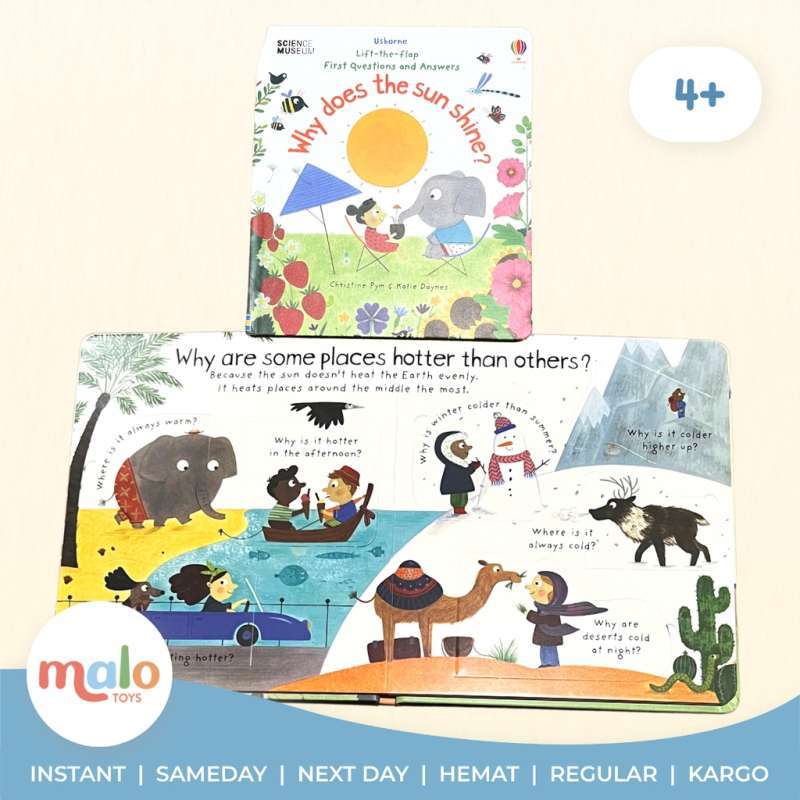 Jual Malotoys - Usborne First Q&a Lift The Flap Ltf Queston And Answer ...