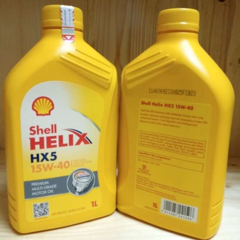 Jual Shell Helix HX5 15W - 40 kemasan 1L di Seller Huma Auto Race ...