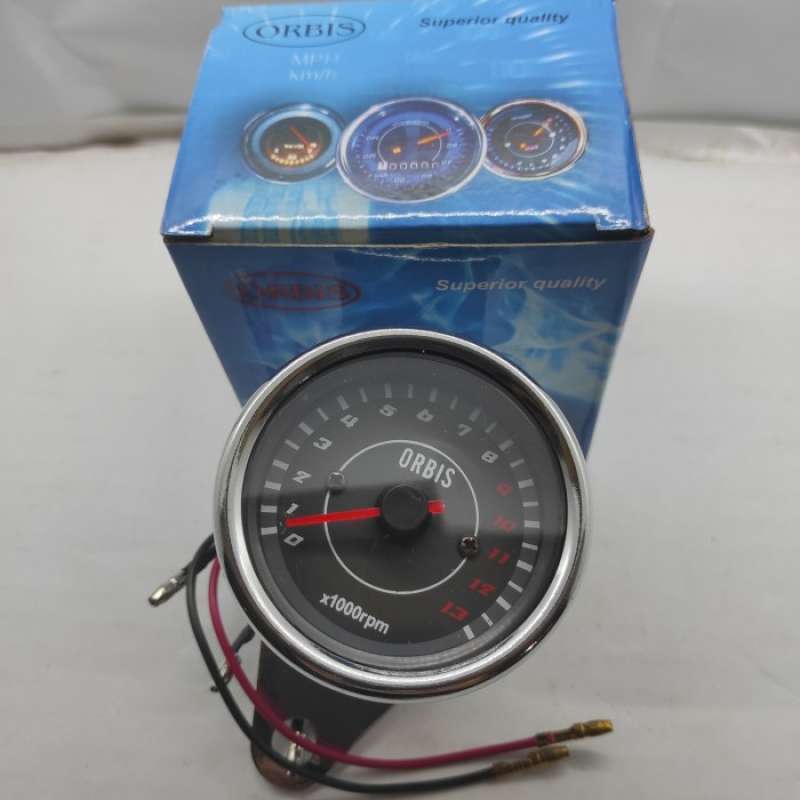 Jual Tacho Taco meter RPM Jarum motor modifikasi / RPM Analog Universal ...