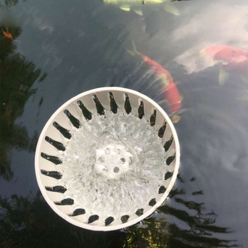 Promo New Floating Skimmer Pond Koi 1 Inch Kolam Ikan Skimmer Floating ...