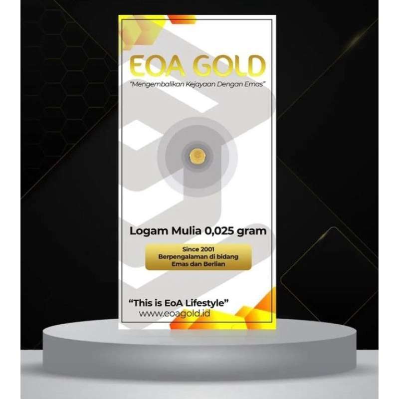 Jual Eoa Gold Reguler Series 0,025 Gram Termurah Kemasan Laminating ...