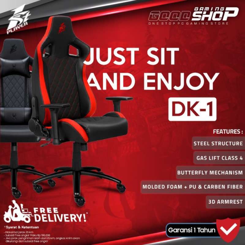 Promo 1STPLAYER GAMING CHAIR - DK1 / DK 1 - Gaming Chair Diskon 23% di Seller Moni Store - Duri ...