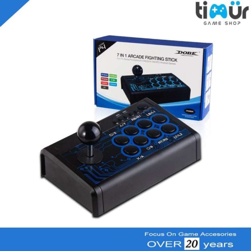 Promo Arcade Fighting Stick 7 In 1 Stik Ps3 Ps4 Xbox One 360 Pc Android ...