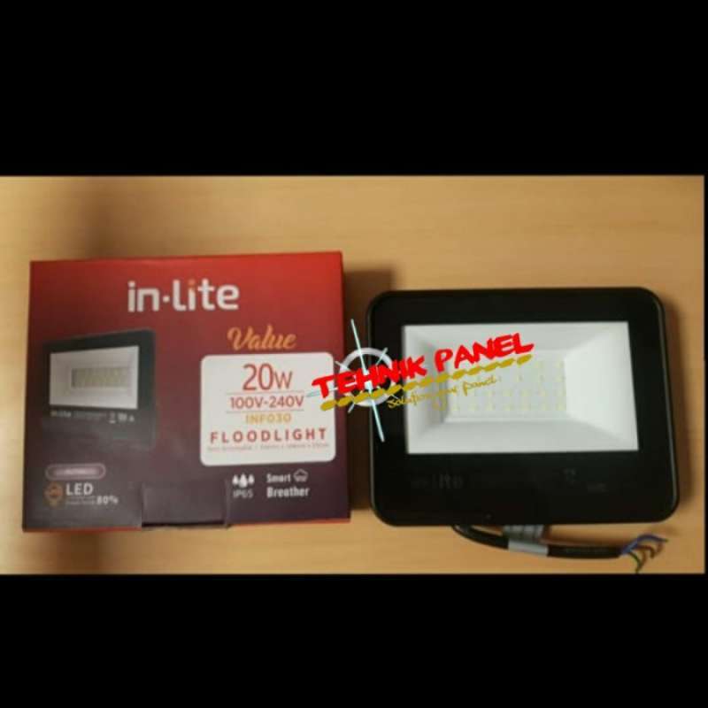 Promo LAMPU SOROT 20W PUTIH LED INLITE VALUE INF030 INLITE FLOOD LIGHT ...