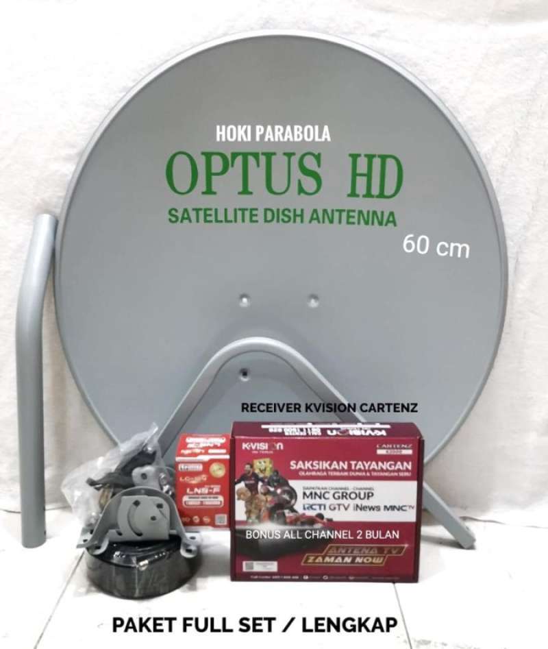 Promo Parabola Mini Optus 60 Cm Full Set Lengkap + Receiver Cartenz ...