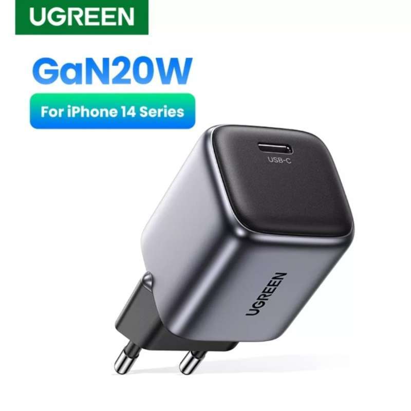 Jual UGREEN Adapter Kepala Mini Charger Nexode GaN USB Type-C Fast ...
