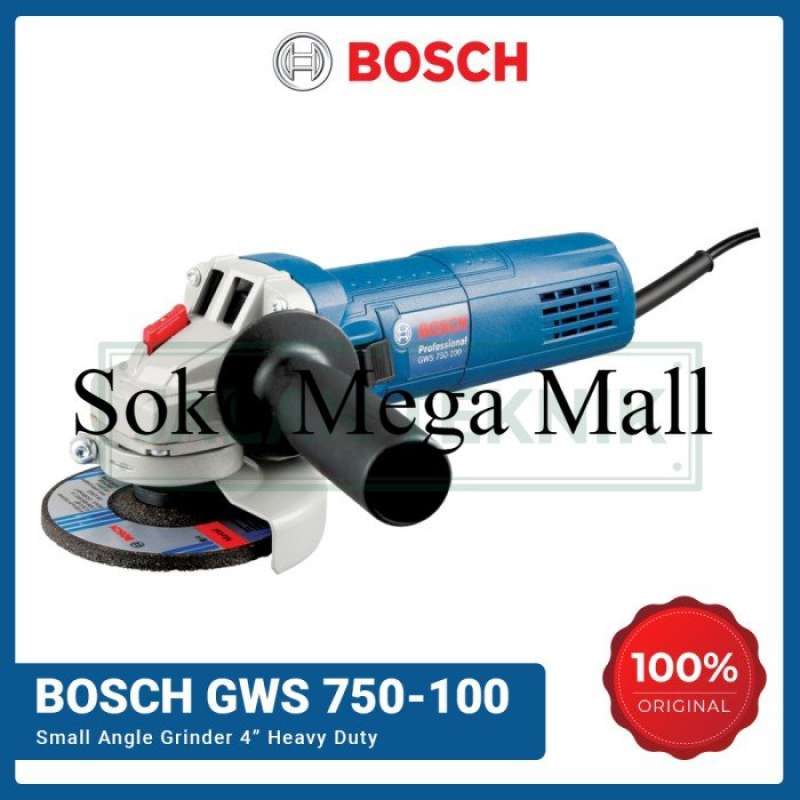 Promo Mesin Gerinda Small Angle Grinder 4 Bosch Heavy Duty Gws 750 ...