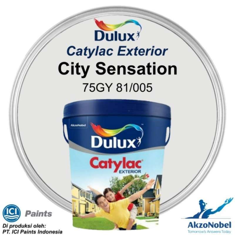 Jual CAT DULUX CATYLAC EXTERIOR 25 KG - CITY SENSATION 75GY 81/005 di ...