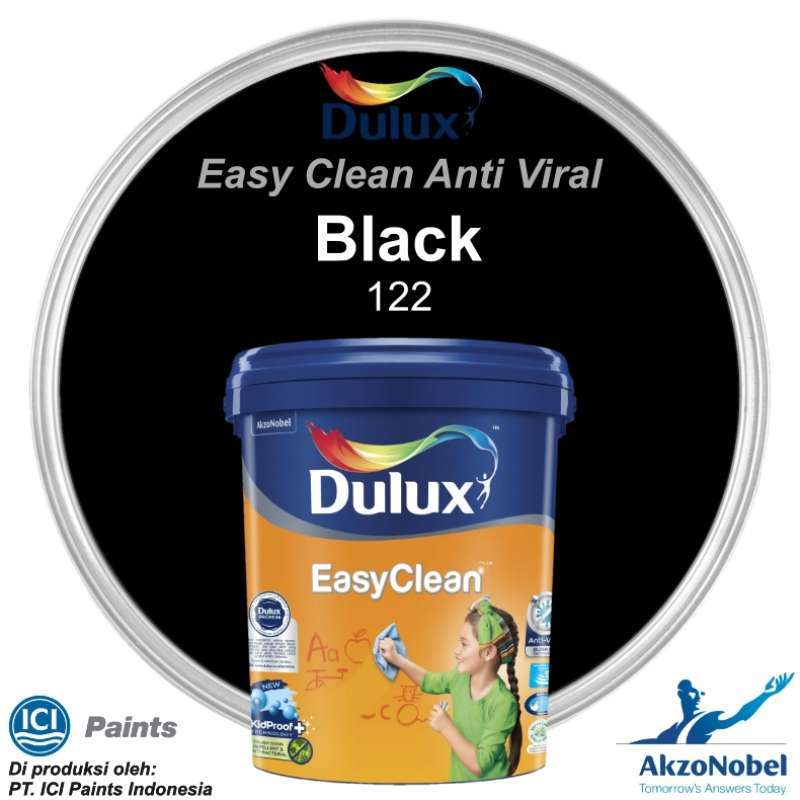 Jual CAT DULUX EASY CLEAN 20 LT - BLACK 122 di Seller DULUX Exclusive ...