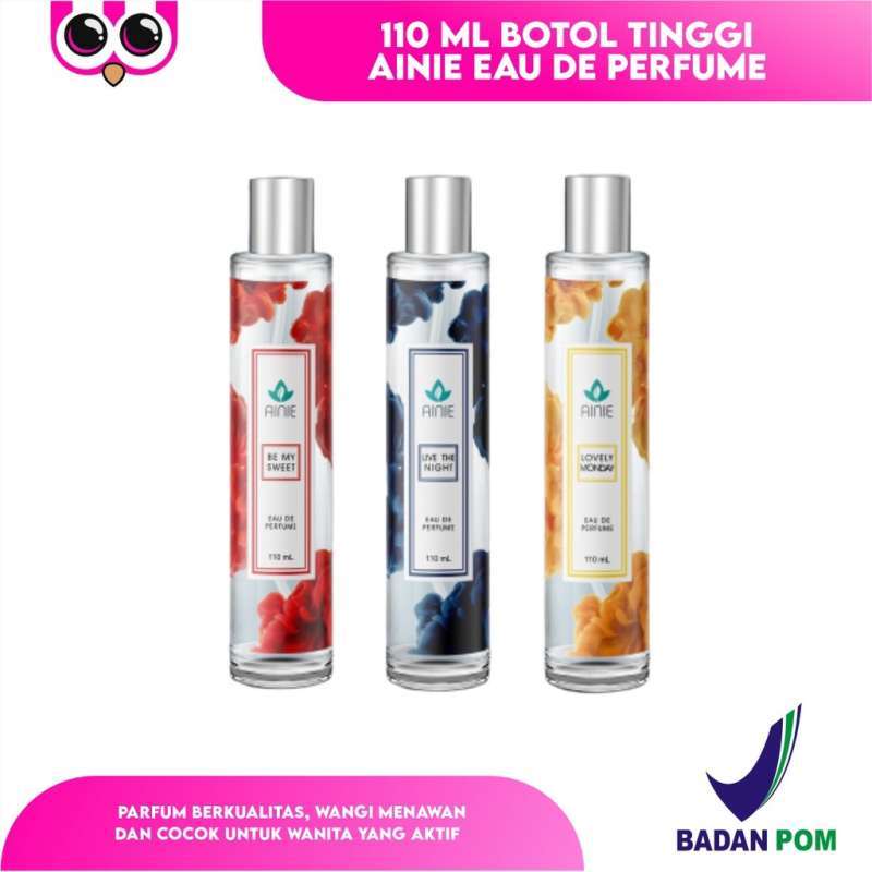 Jual 110 Ml Botol Tinggi Ainie Eau De Perfume / Parfum Badan Botol Kaca ...