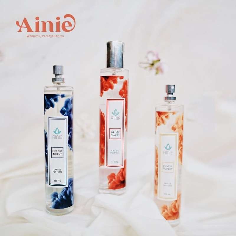 Jual 110 Ml Botol Tinggi Ainie Eau De Perfume / Parfum Badan Botol Kaca ...