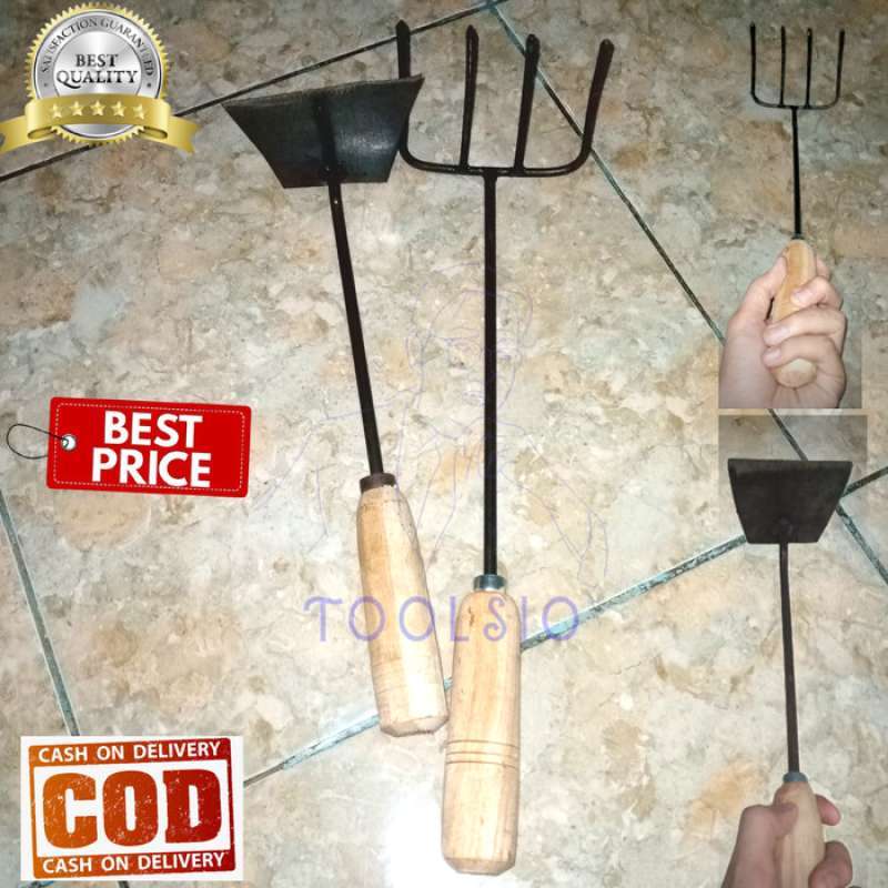 Promo Paket Cangkul Mini Kored Dan Garukan Rumput Garpu Taman Kecil ...