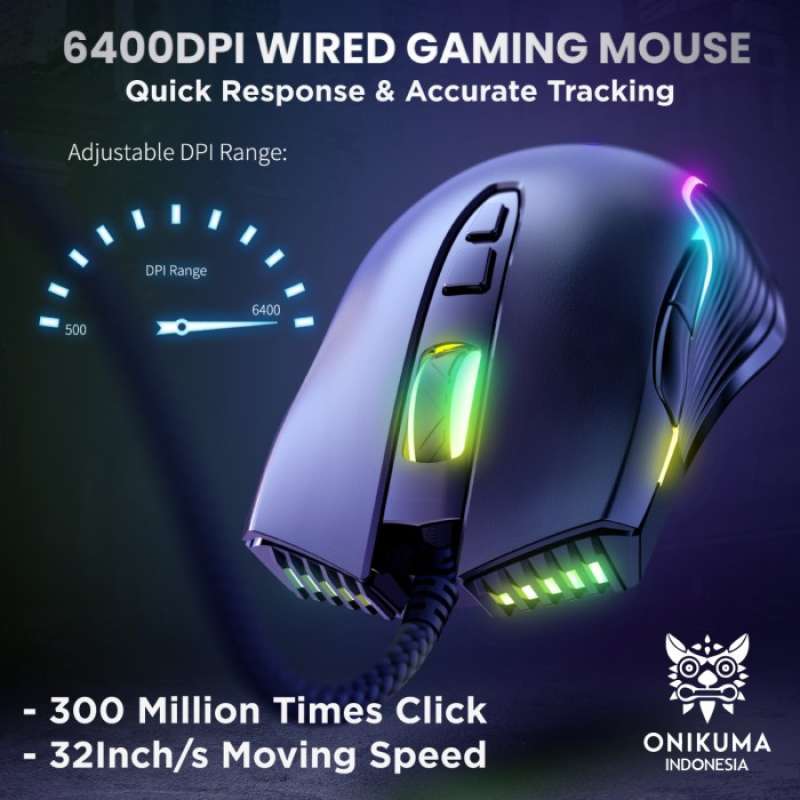 Jual Onikuma G26 + Cw905 Mechanical Black Keyboard And Gaming Mouse Di ...