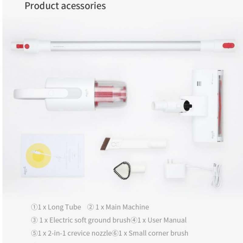 Jual Deerma Vc20 Plus Ultra Light Cordless Vacuum Cleaner Di Seller ...