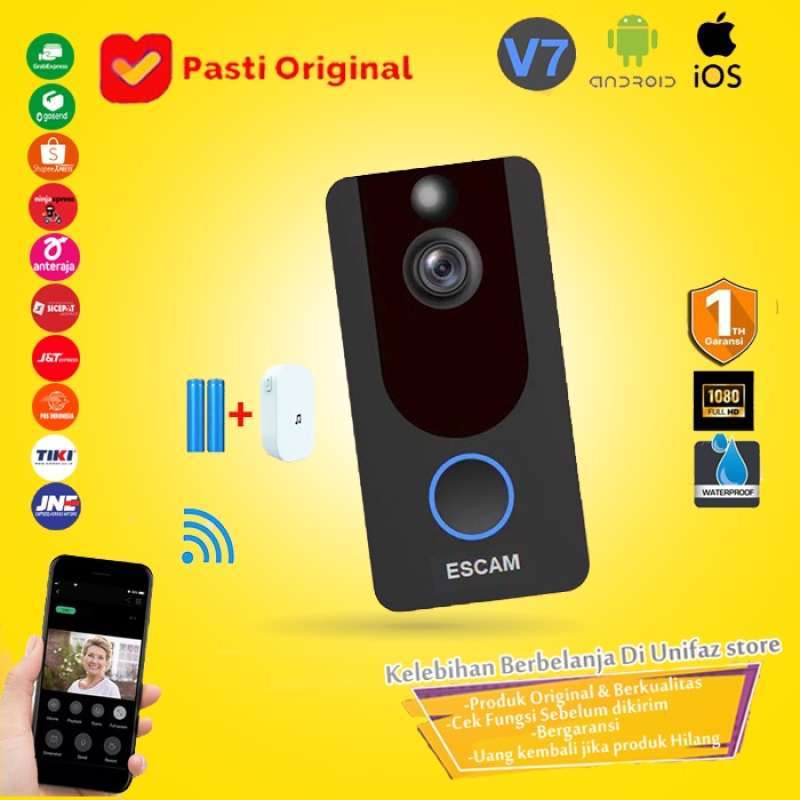 Jual Bel rumah Original / Bell wireless / Bell rumah / Bell camera wifi ...