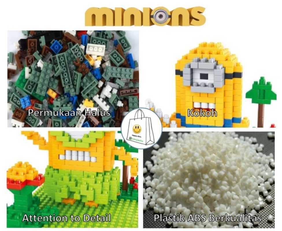Jual Mainan Nano Block Blok Lego Minion Minions Figure Edukasi Sudoku ...