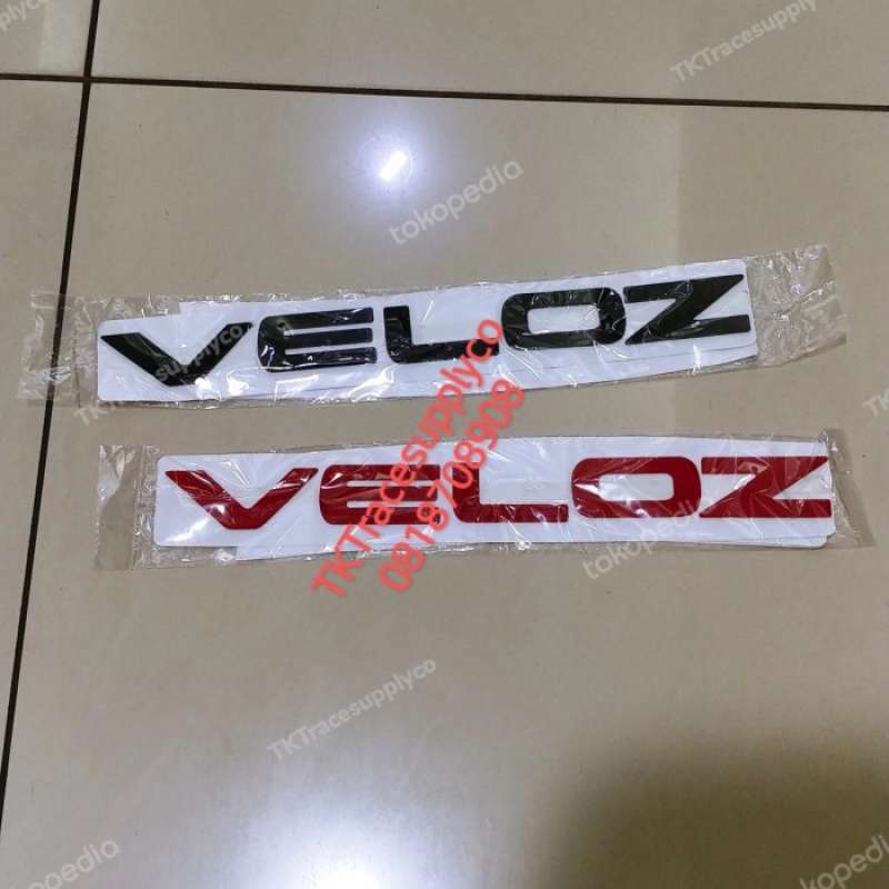 Jual Emblem Logo Depan Toyota Veloz 2021 Bahan Akrilik Warna Merah Di ...