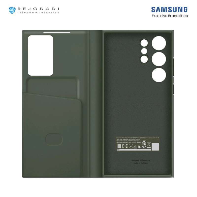 Jual Samsung Galaxy S23 Ultra Smart View Wallet Case - ORIGINAL - Green ...