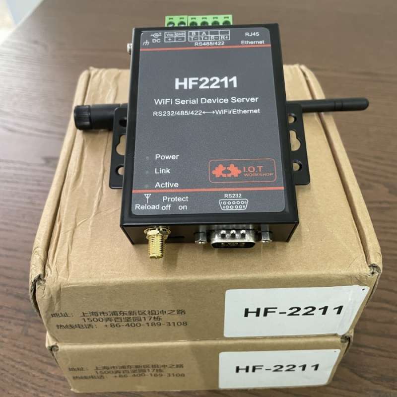 Jual Serial To Ethernet Wifi Converter Rs232/rs485 To Tcp Ip Modbus ...