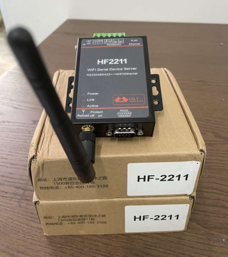 Jual Serial To Ethernet Wifi Converter Rs232/rs485 To Tcp Ip Modbus ...